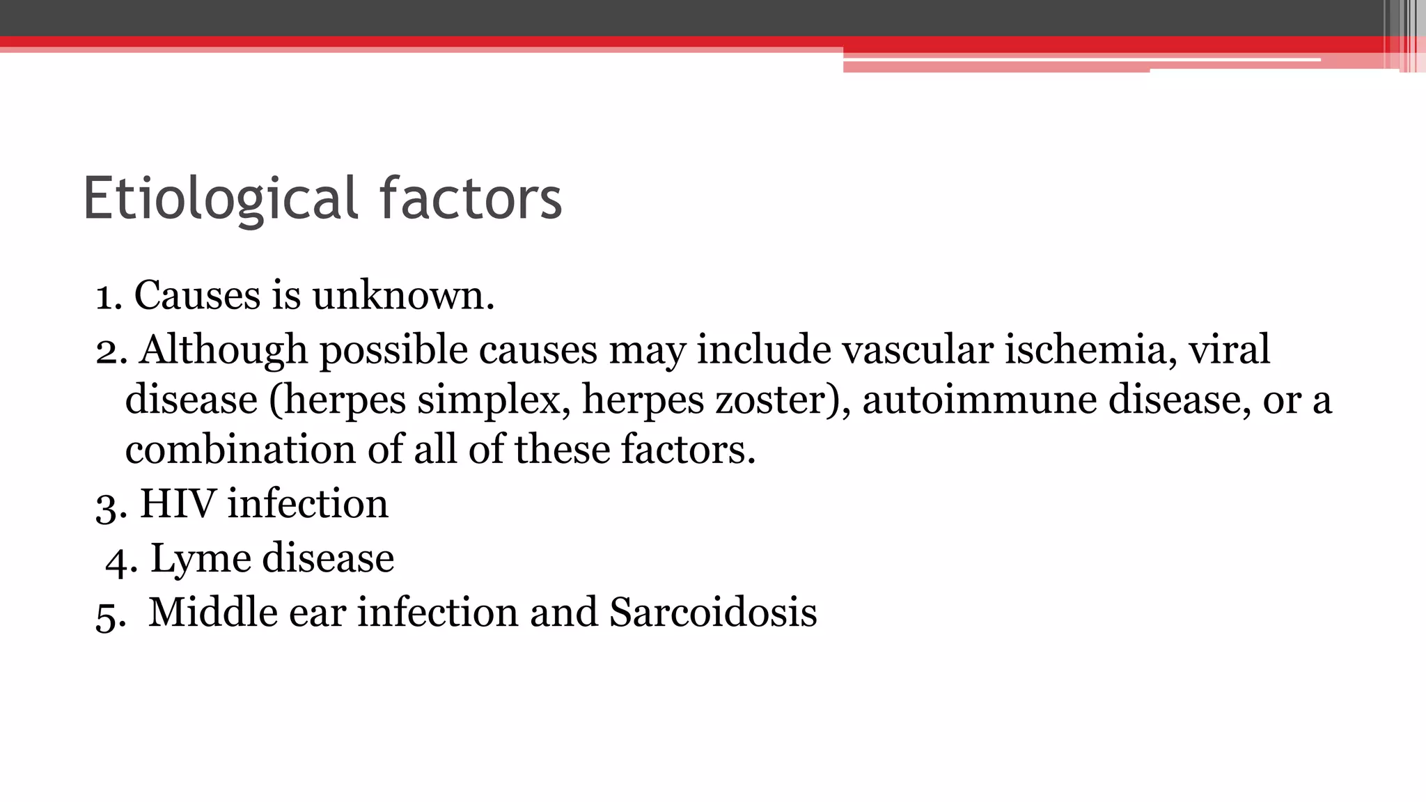 Cranial nerve disorders | PPTX