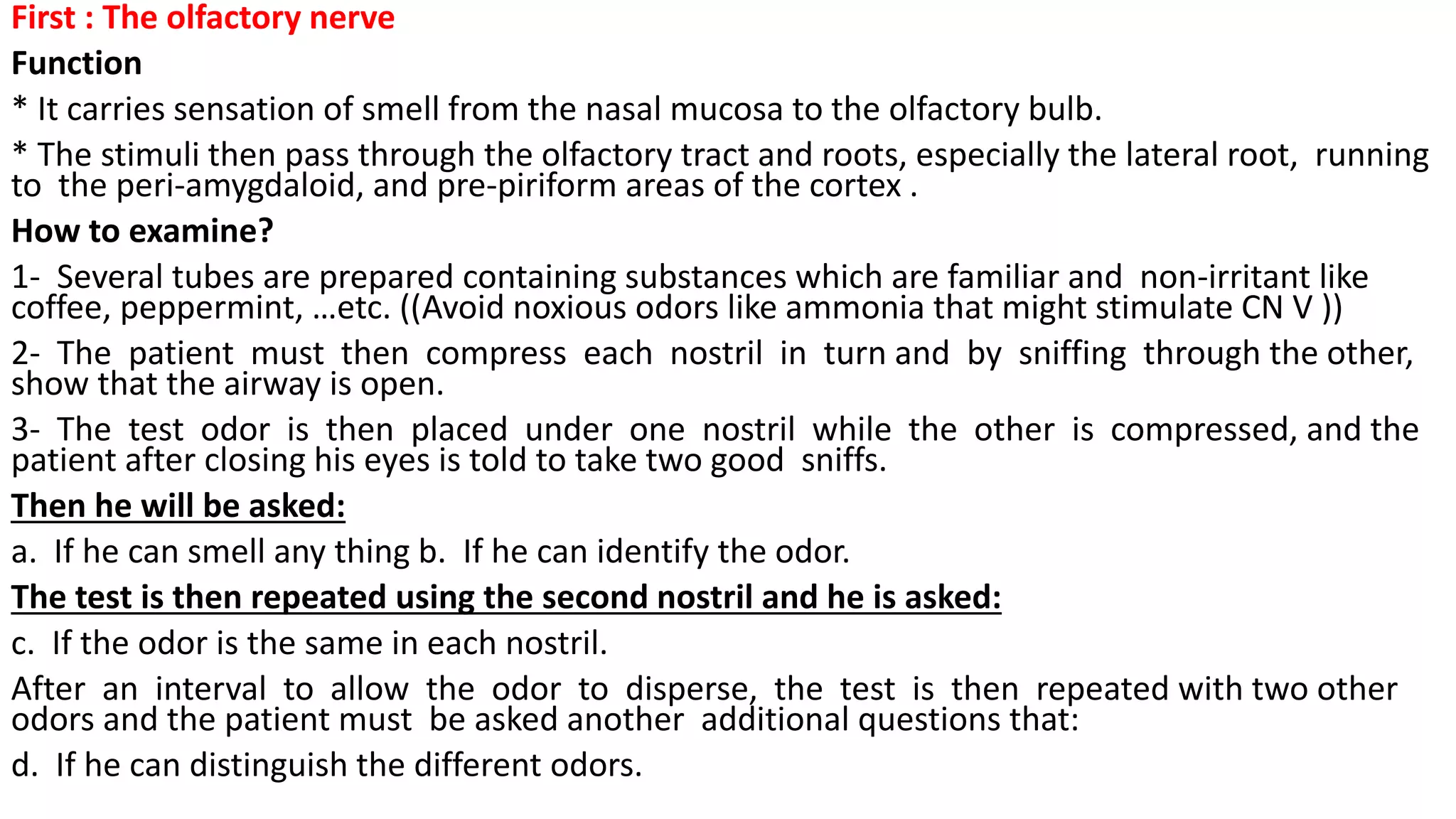 Cranial nerve examination | PPT