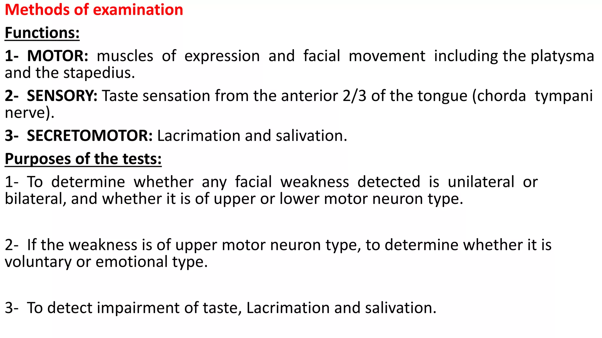 Cranial nerve examination | PPTX