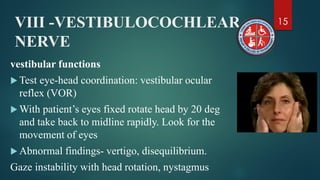 Cranial Nerve Examination | PDF
