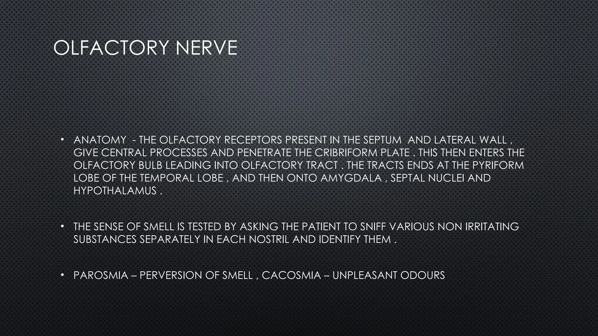 Cranial Nerve Examination for mbbs .pptx | Ear, Nose and Throat ...