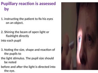 CRANIAL NERVE examination OF A PATIENTpptx | PPTX