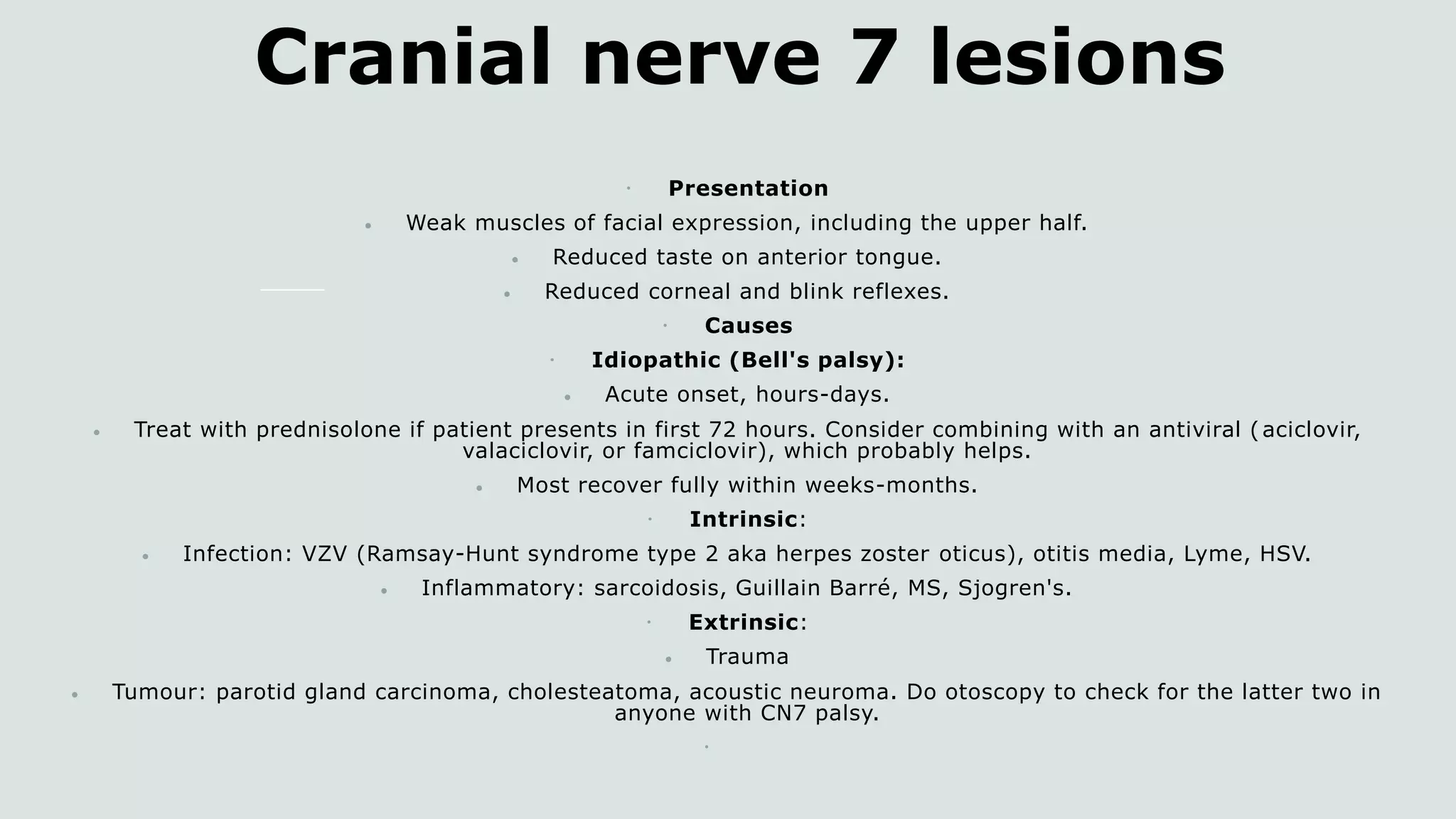 Cranial nerve problems | PPT