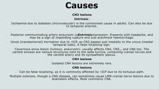 Cranial nerve problems | PPT