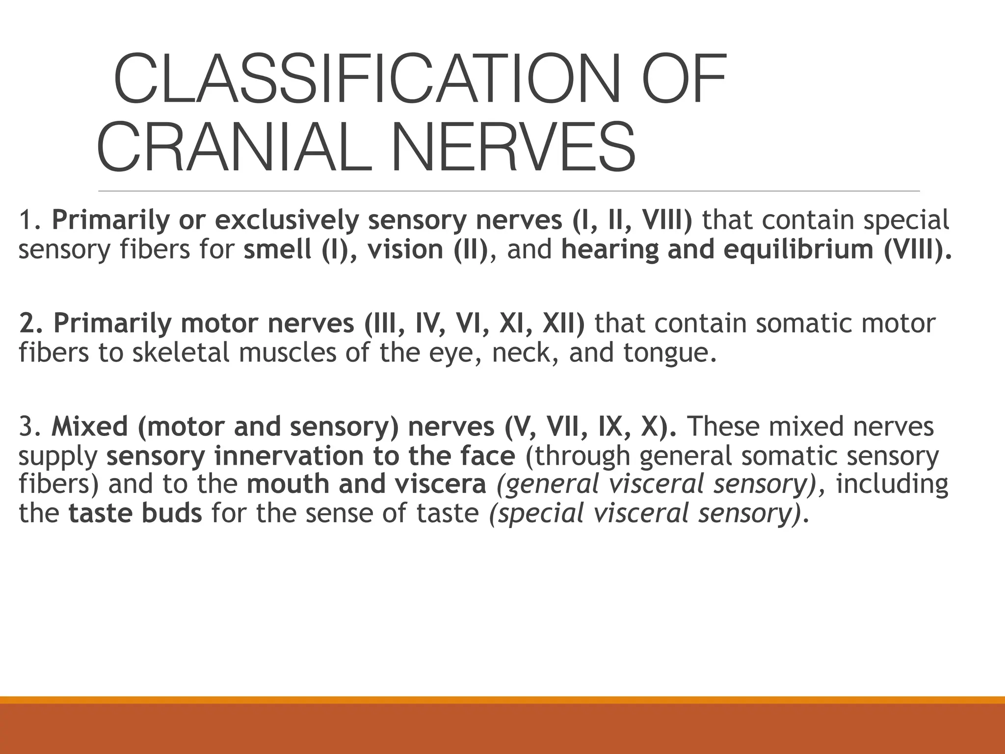 cranial nerves - medicine 12345678911223 | PDF