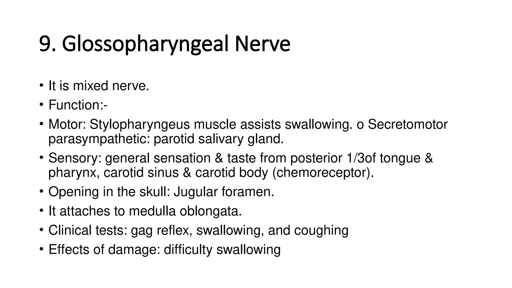 cranial nerves presentation by Dr Ela kinra | PPTX