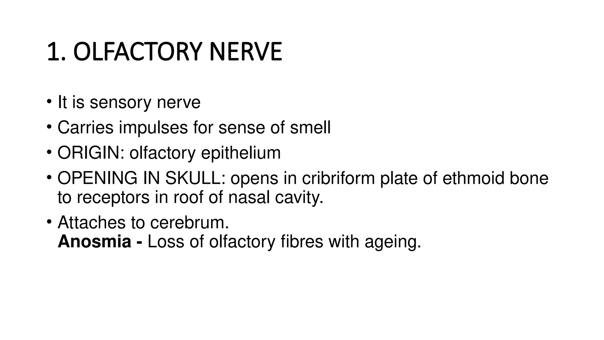 cranial nerves presentation by Dr Ela kinra | PPTX