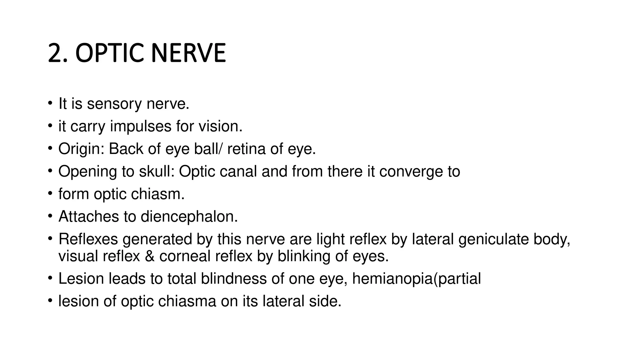 cranial nerves presentation by Dr Ela kinra | PPTX