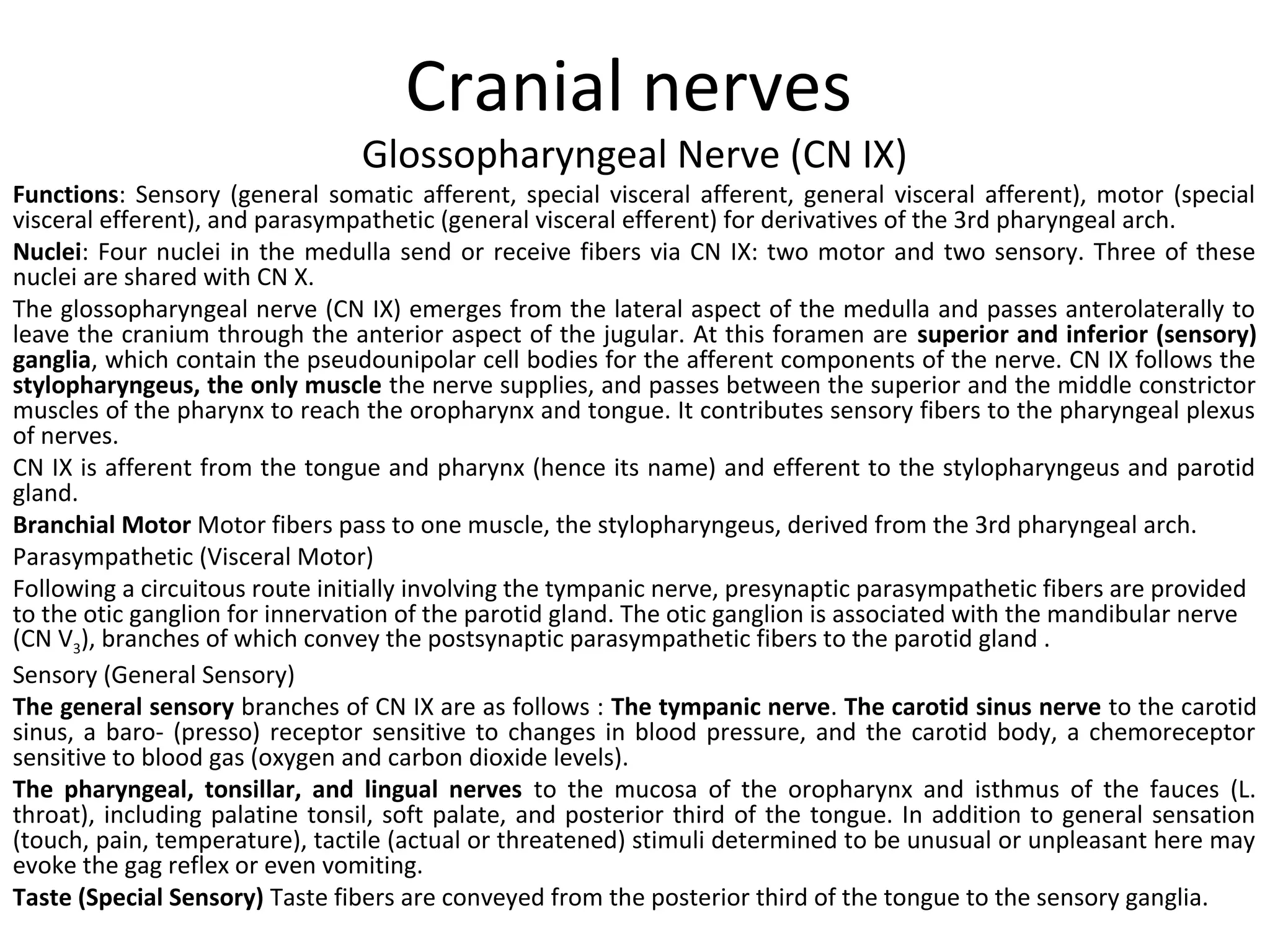 Cranial nerves | PPT