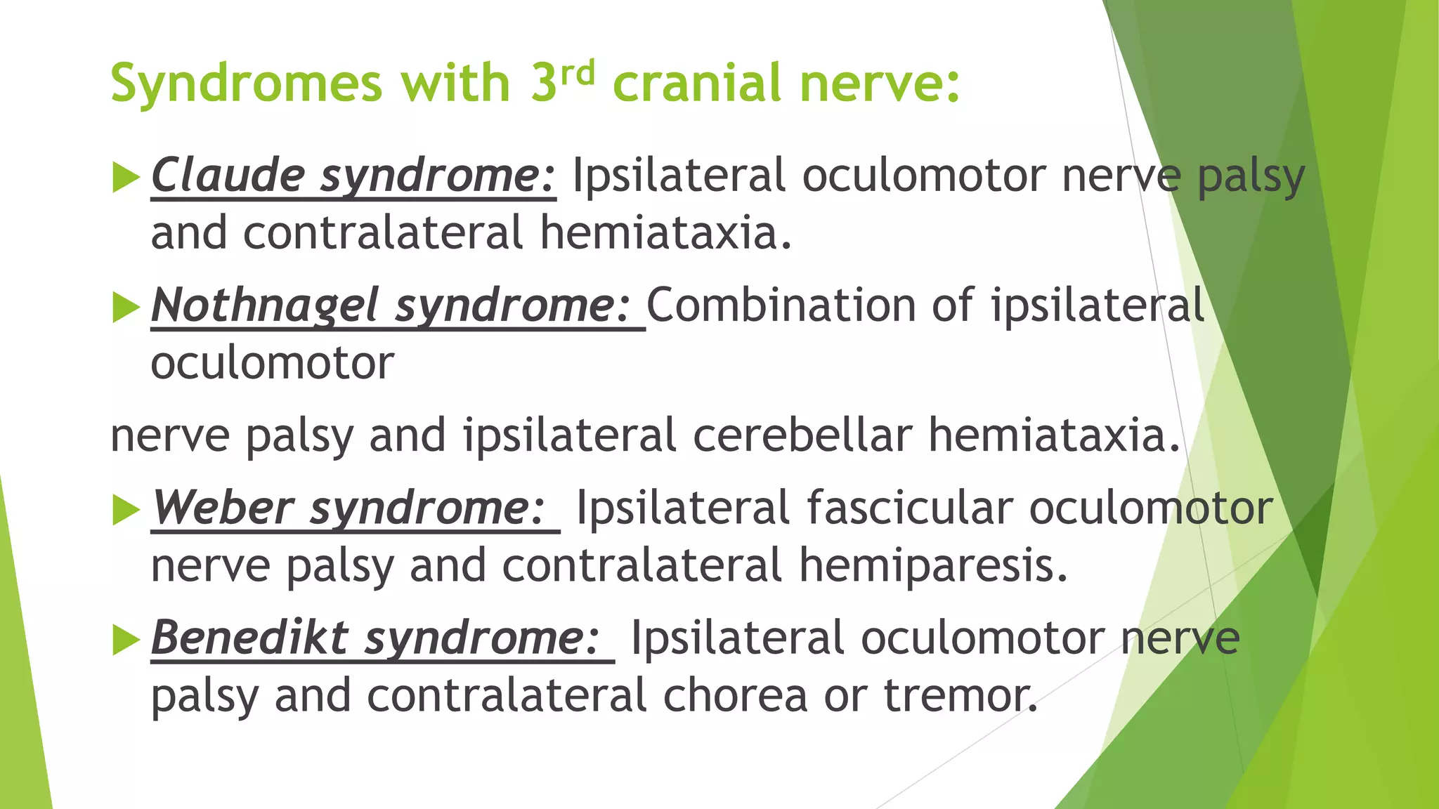 Cranial nerves 346 | PPTX