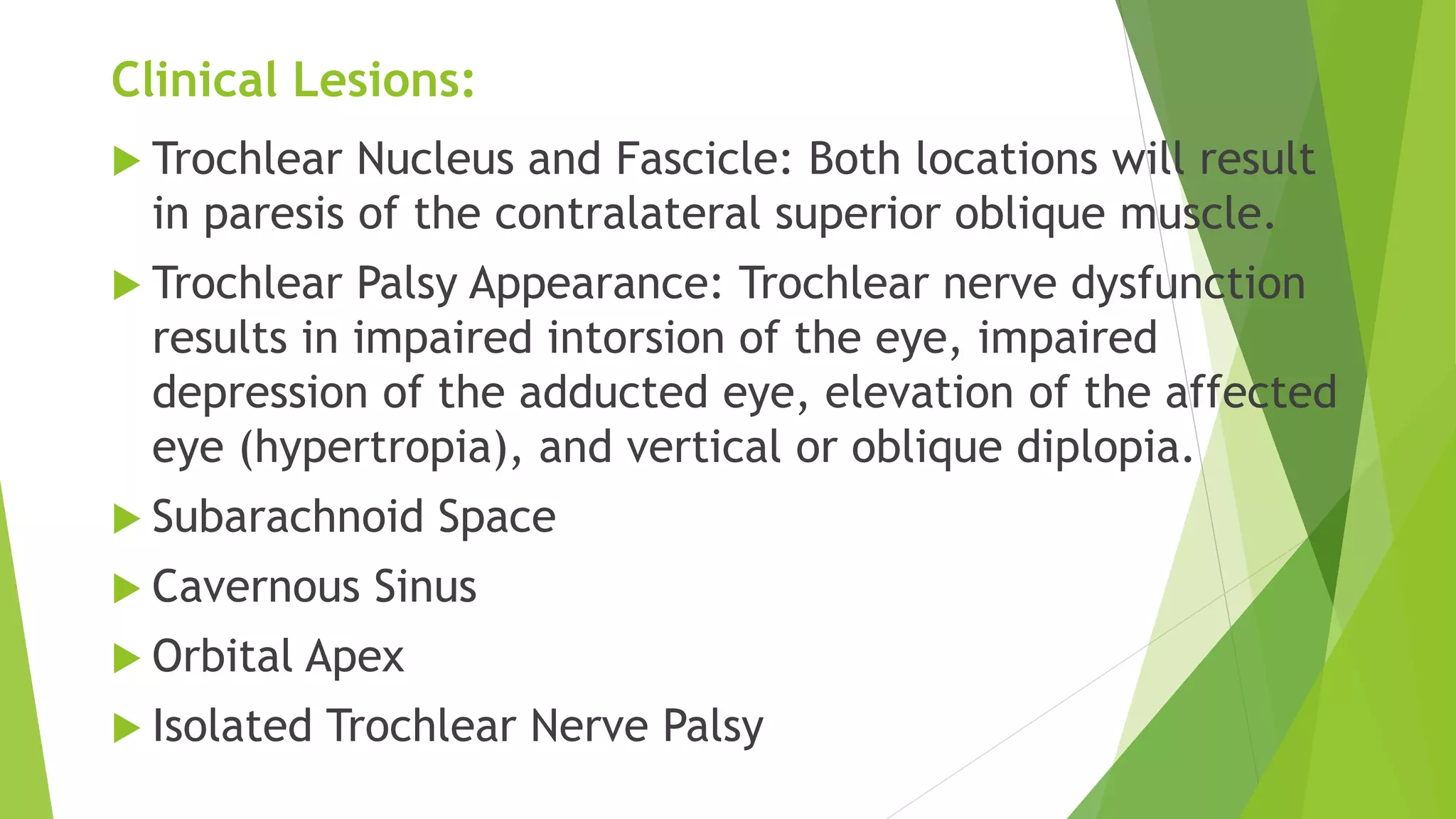 3rd, 4th and 6th Cranial nerves | PPTX
