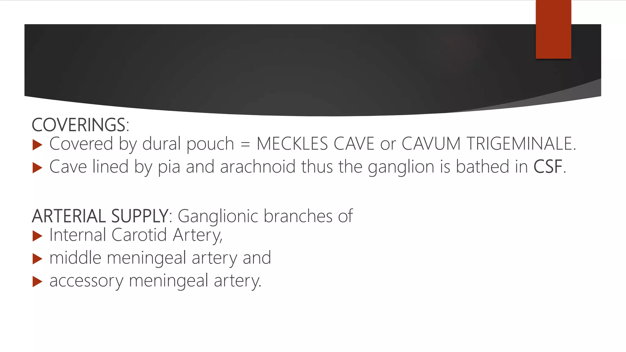 Cranial nerves - trigeminal and vestibulocochlear nerves | PPTX