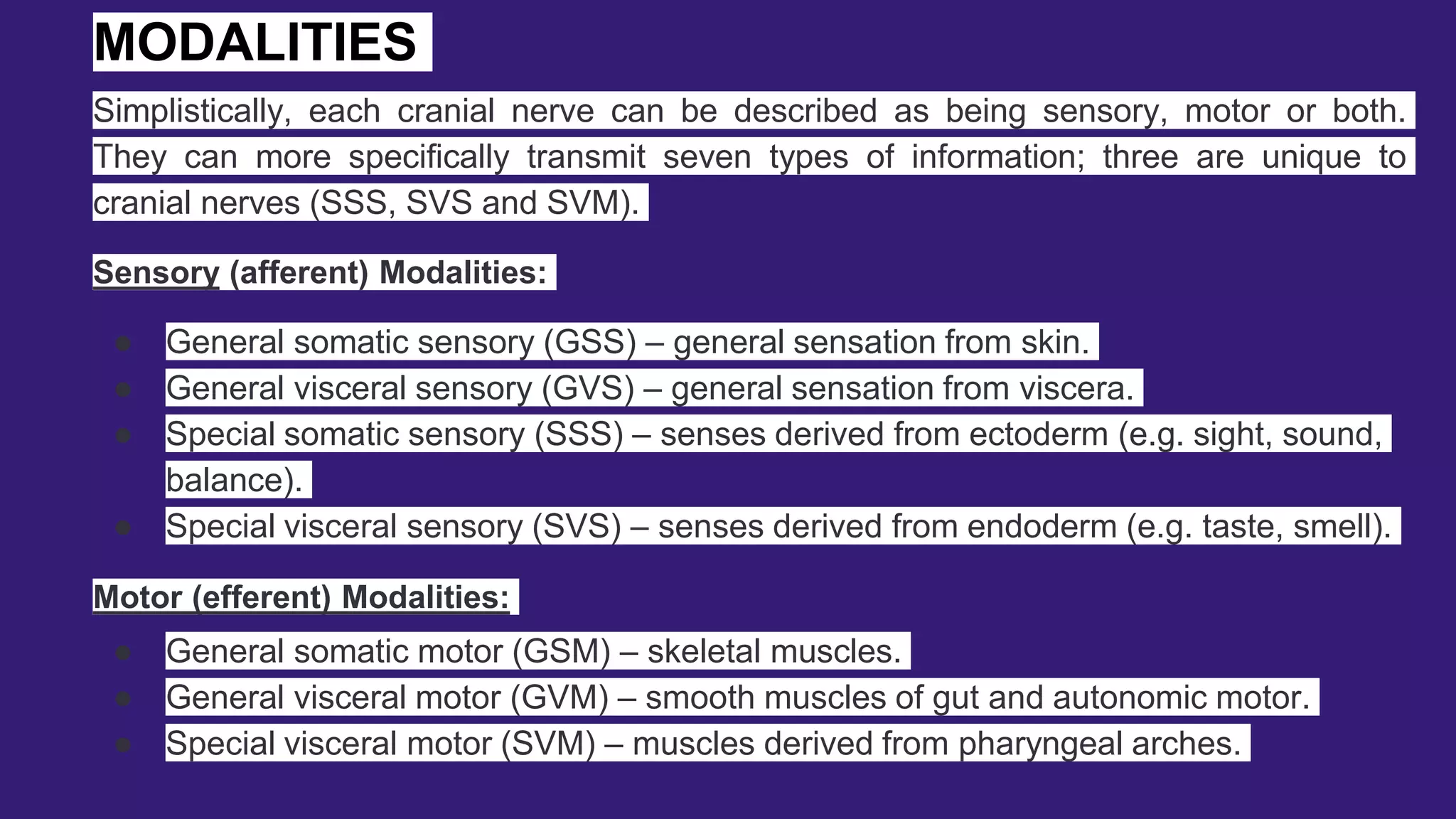 Cranial nerves | PPTX