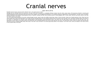 Cranial nerves by dr arief dgyhjb jj hb thtb jjyytbbhuun | PDF