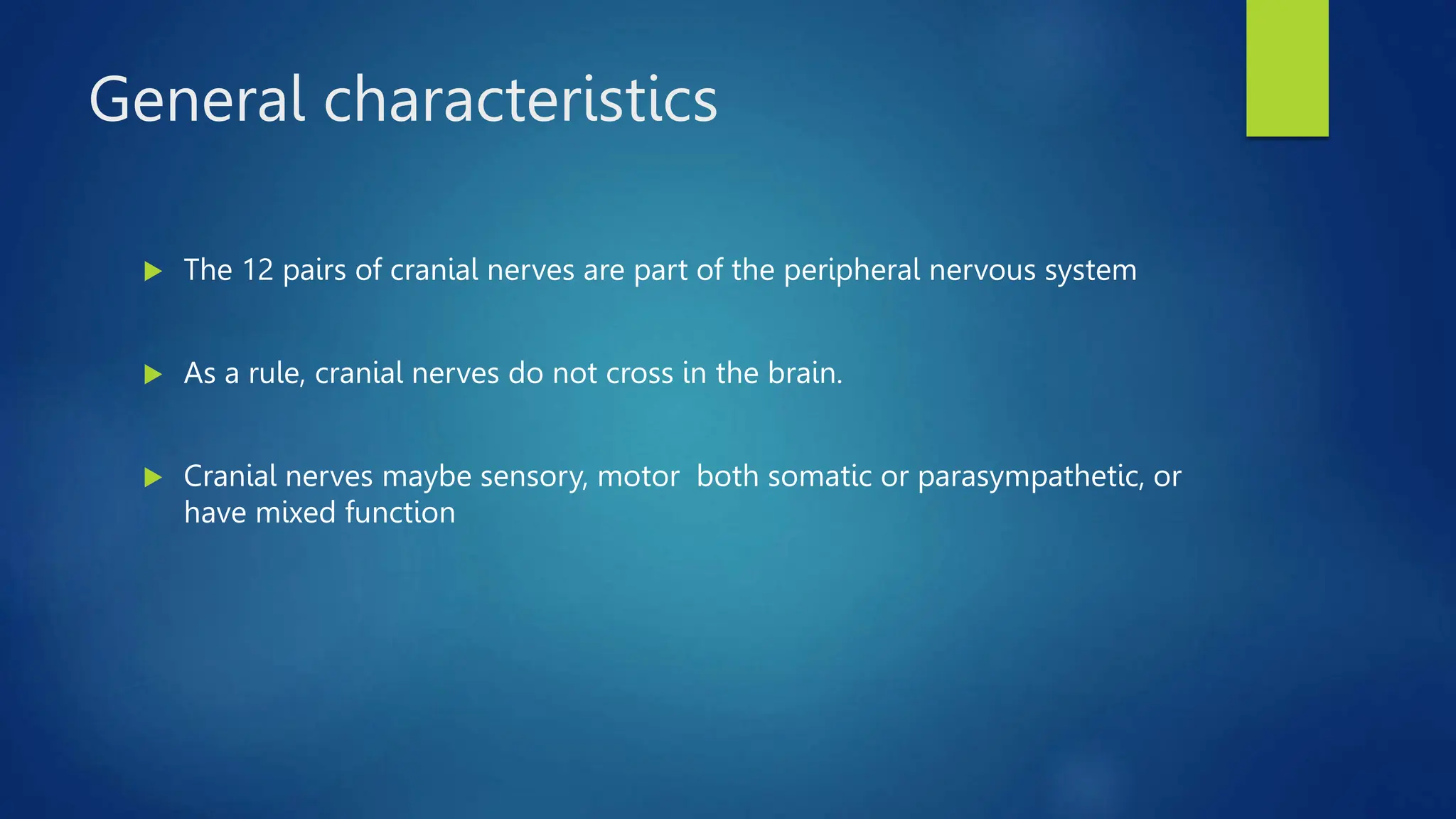 cranial nerves and their examination ppt | PPTX