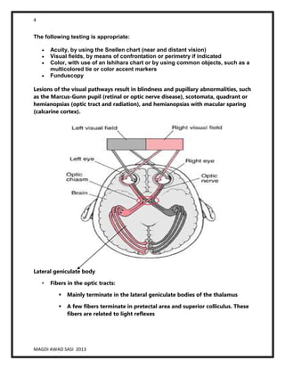 Cranial nerves examination and disorders | DOCX