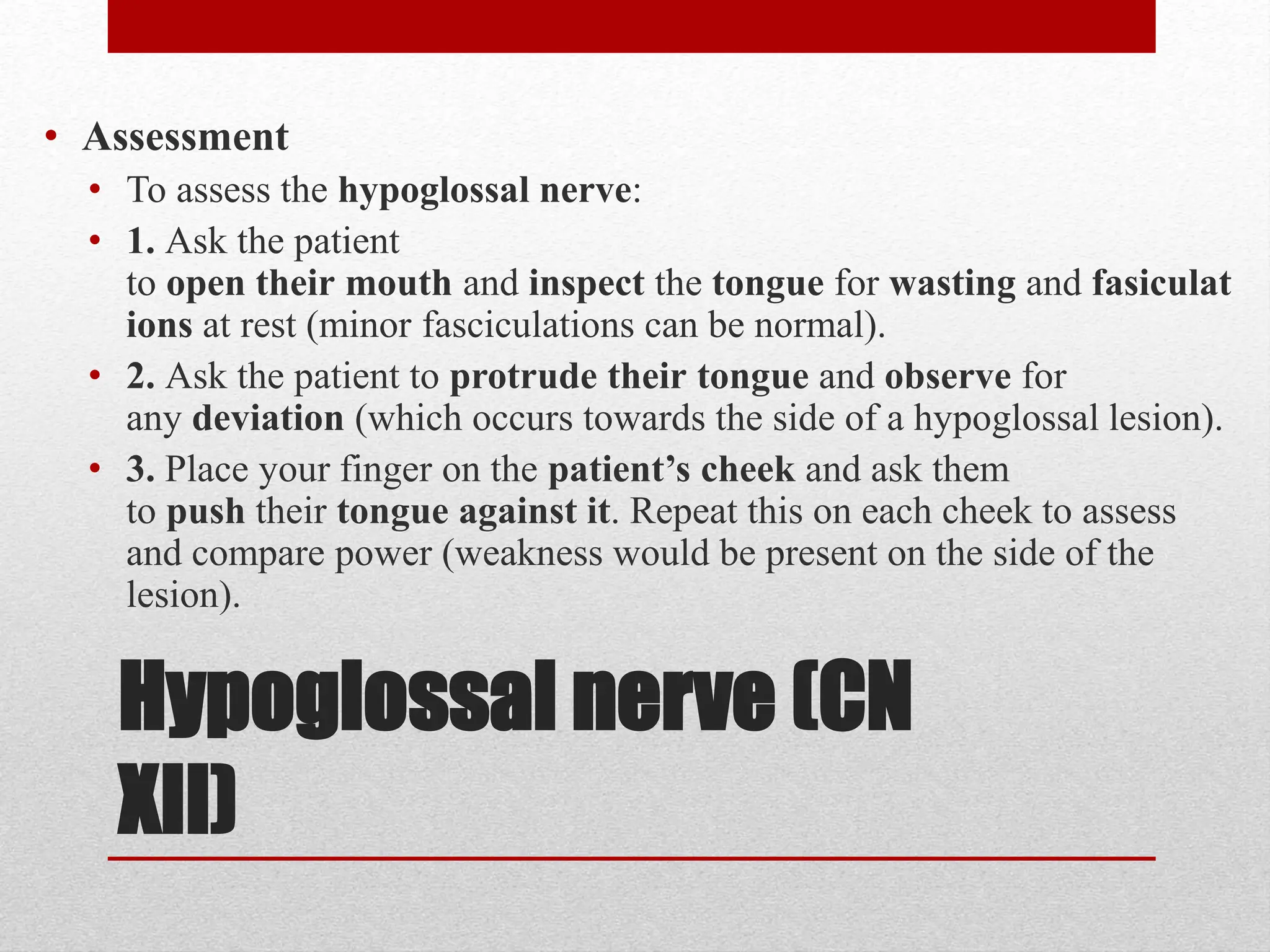 Cranial_Nerves_examination Cranial nerve examination frequently appears ...