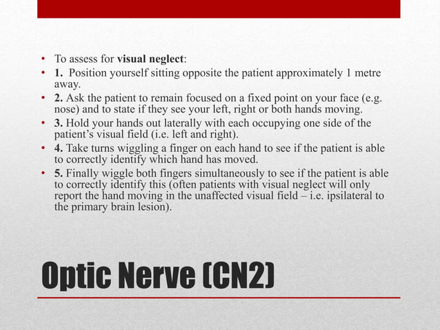 Cranial_Nerves_examination Cranial nerve examination frequently appears ...