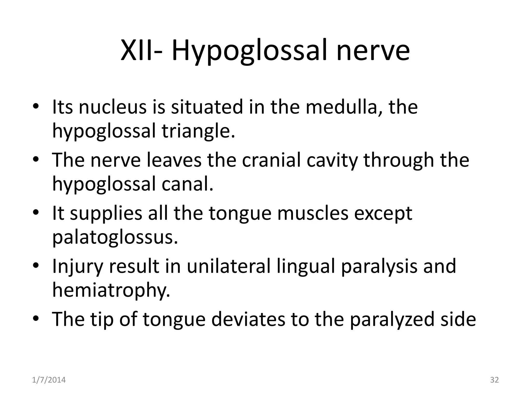 Cranial nerves pathways | PPTX