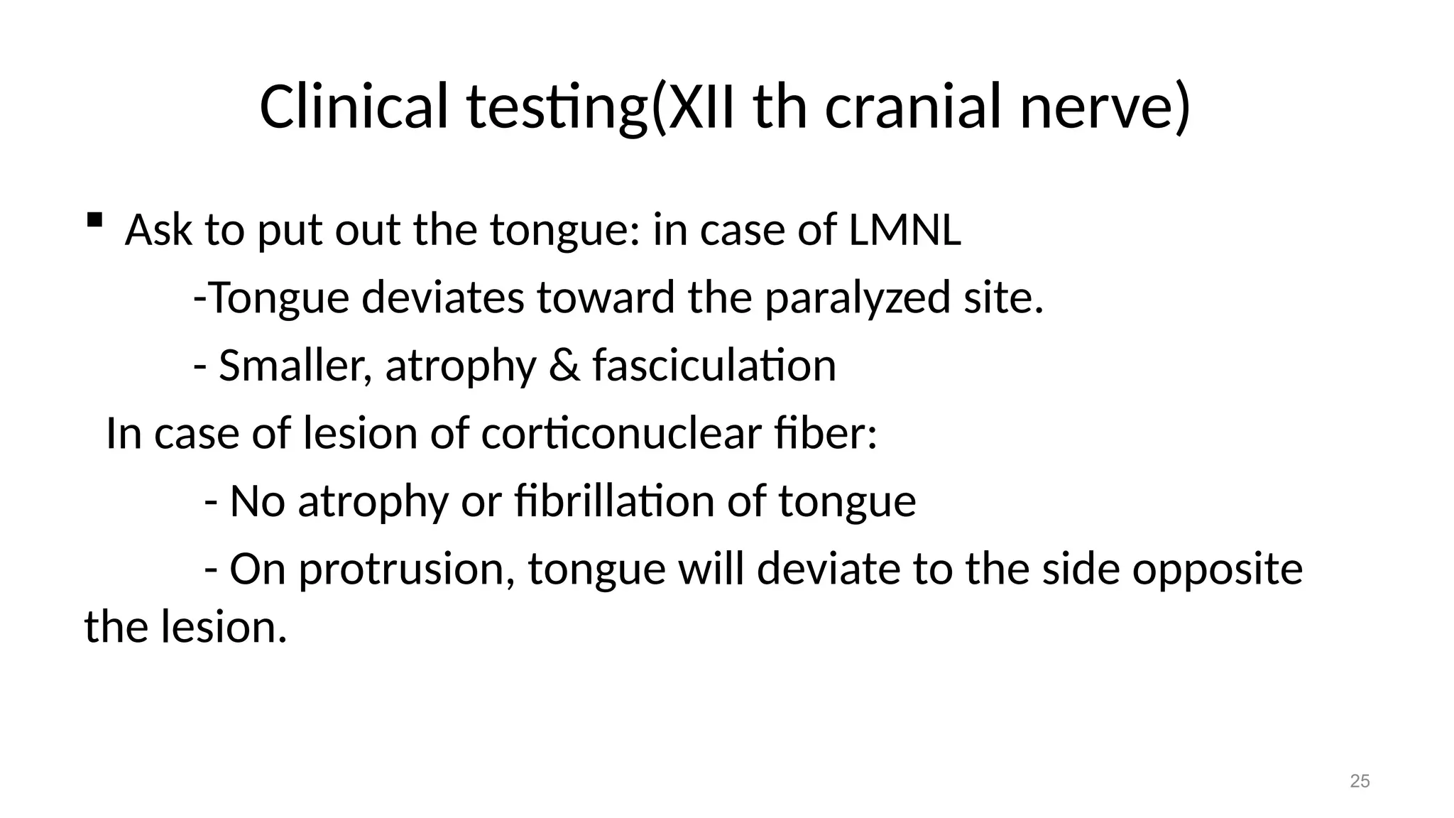 Examination of lower cranial nervesCRANIAL NERVES (XI,XII) | PPTX