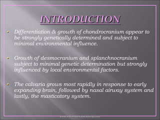 Cranial vault development /certified fixed orthodontic courses by ...