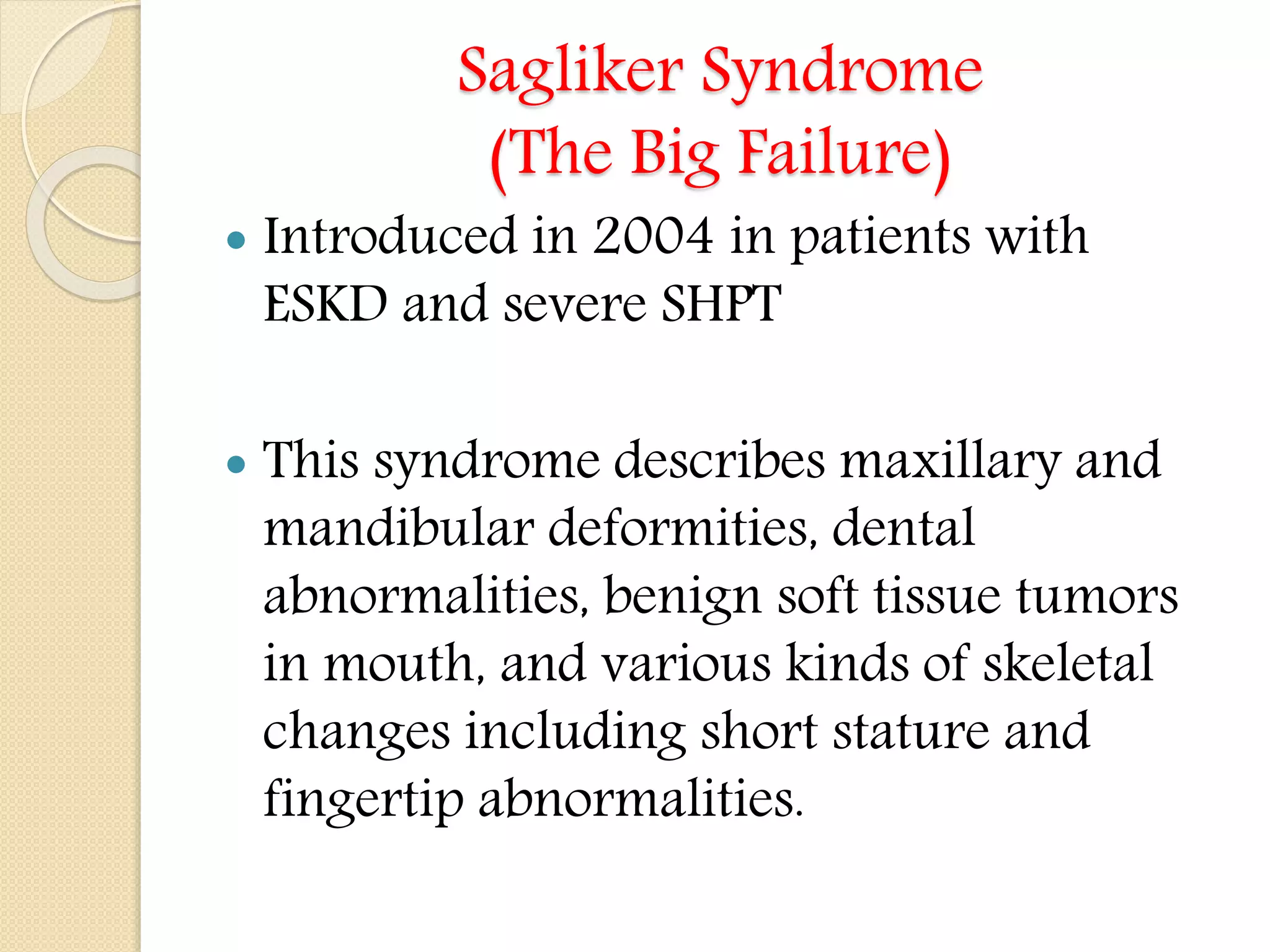 Cranifacial apects of ckd | PPT