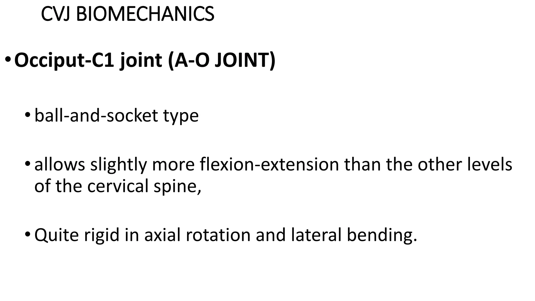 Cranio vertebral junction (CV Junction) - Dr Sameep Koshti (Consultant ...