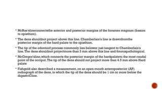 CRANIO-VERTEBRAL JUNCTION (CVJ) LINES-ANGLES | PPTX