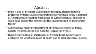craniocerebral injuries types and examples.pptx