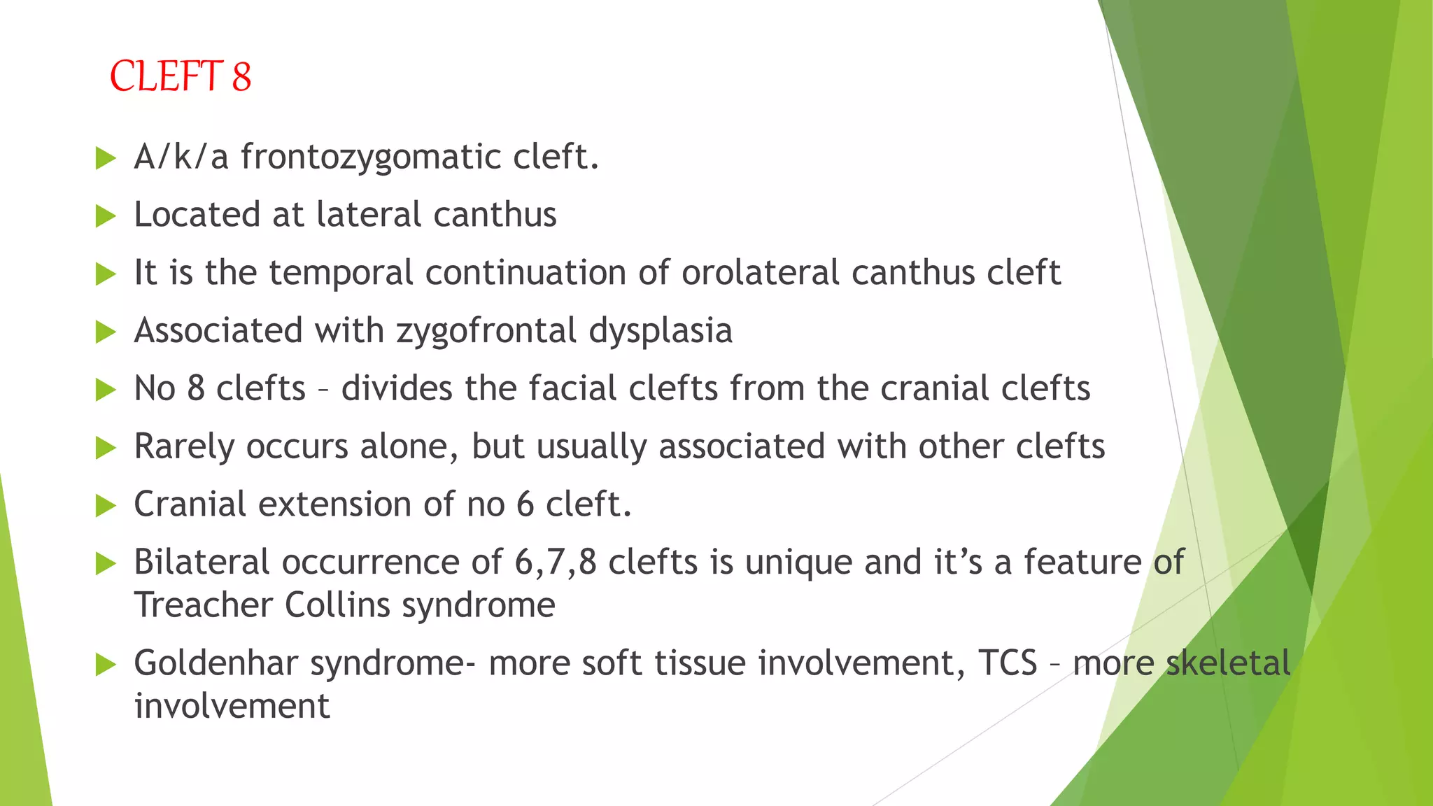 Craniofacial clefts part 2 [Autosaved]_124225.pptx