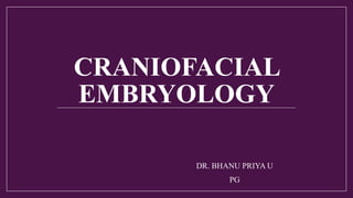 Craniofacial embryology | PPTX