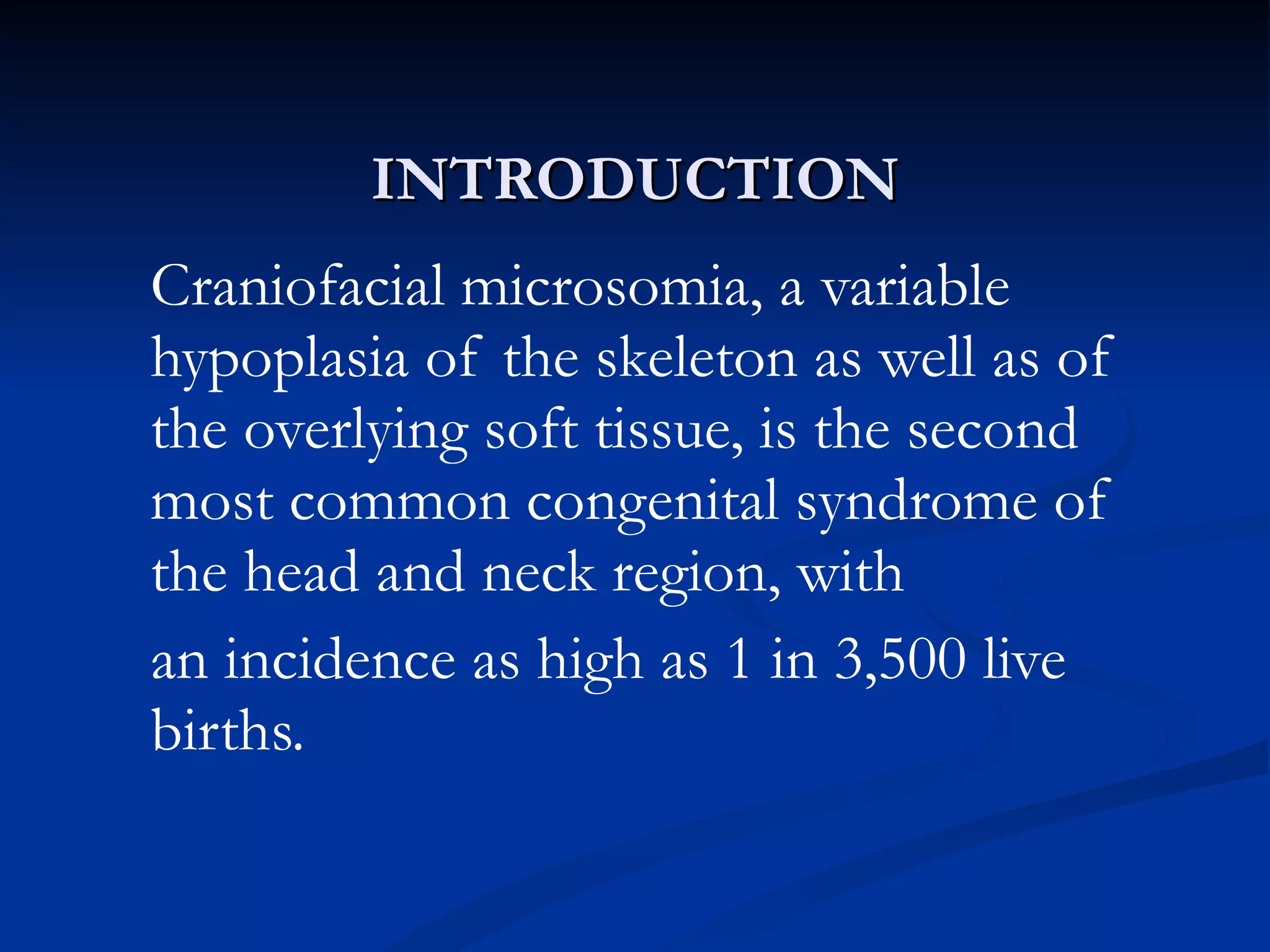 Craniofacial microsomia | PPT