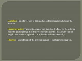Craniometry (2).pptx | Bone and Joint Conditions | Diseases and Conditions