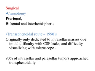 Craniopharyngioma and vestibular schwanoma kiran | PPTX