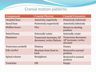 introduction to craniosacral therapy - basics | PPTX