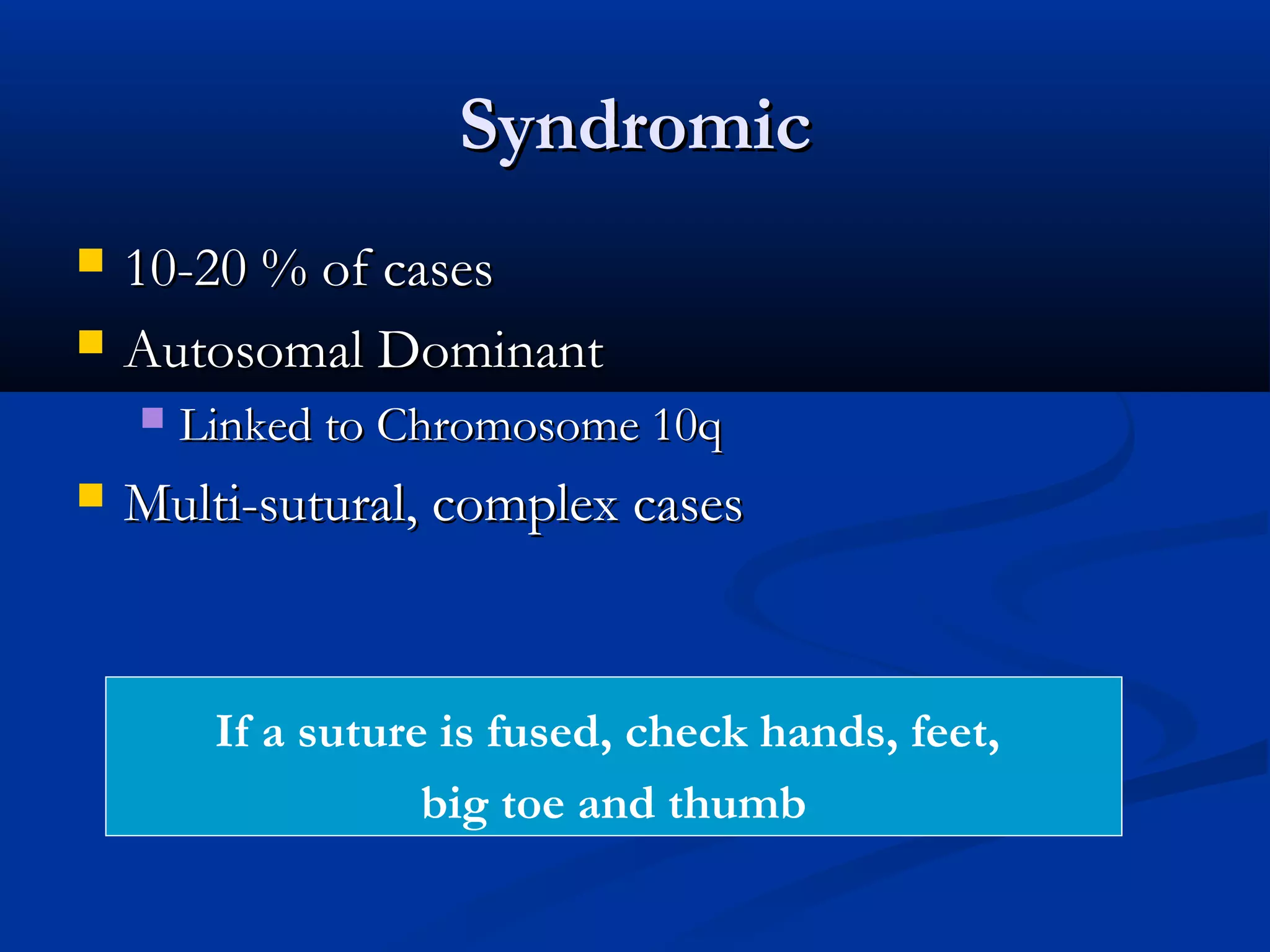 Craniostenosis | PPT