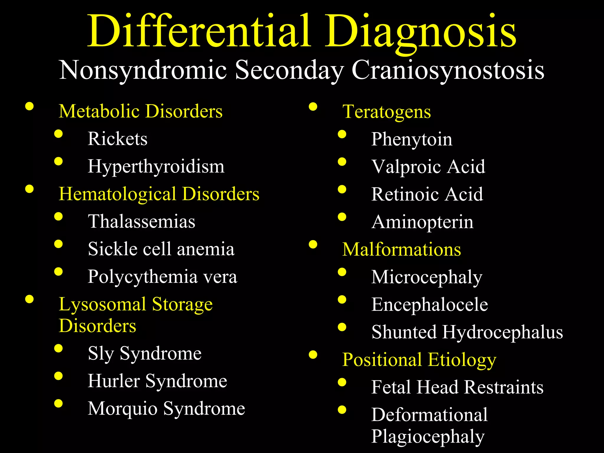 Craniosynostosis | PPTX