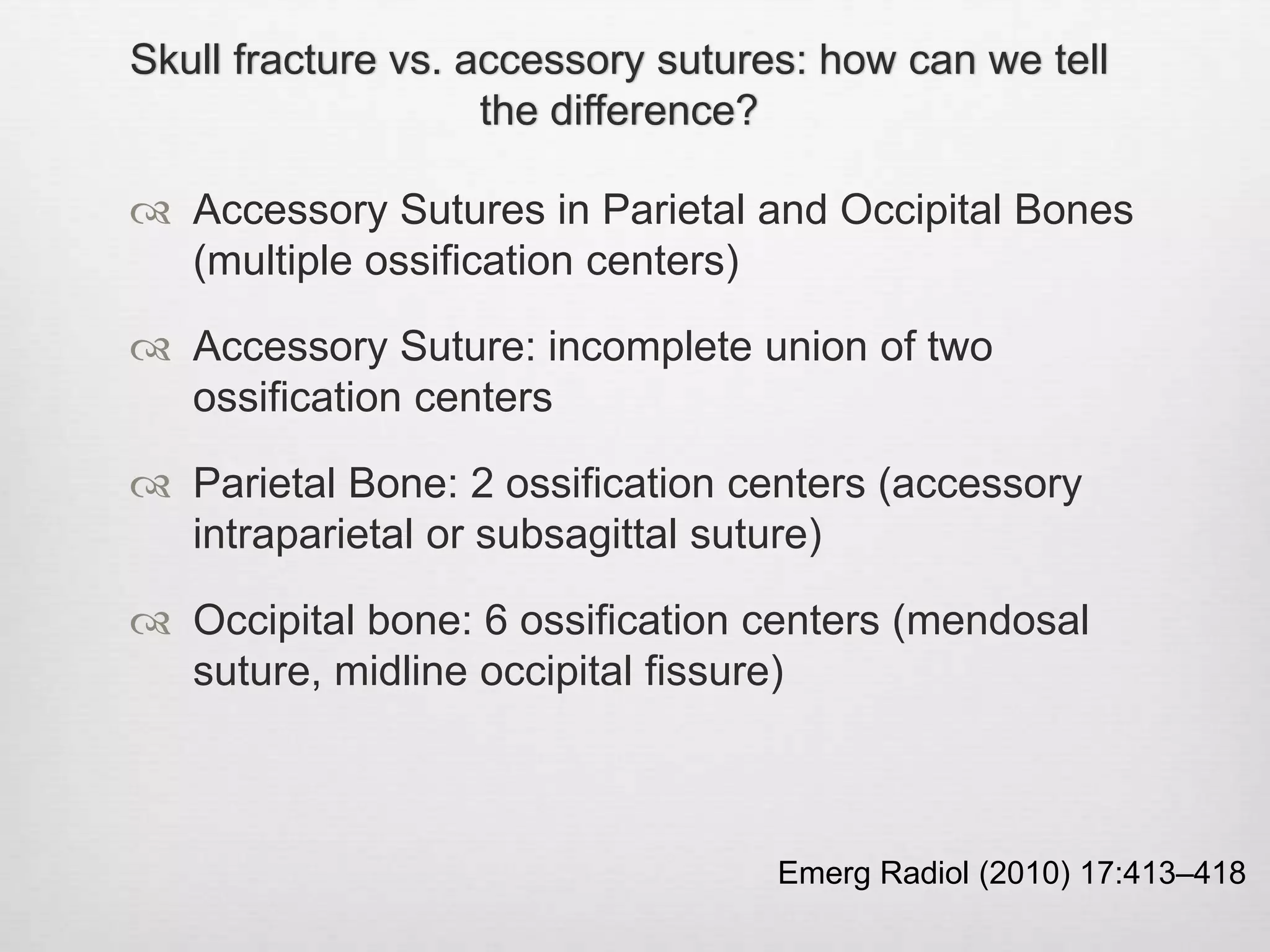 A Radiological Approach to Craniosynostosis | PPTX