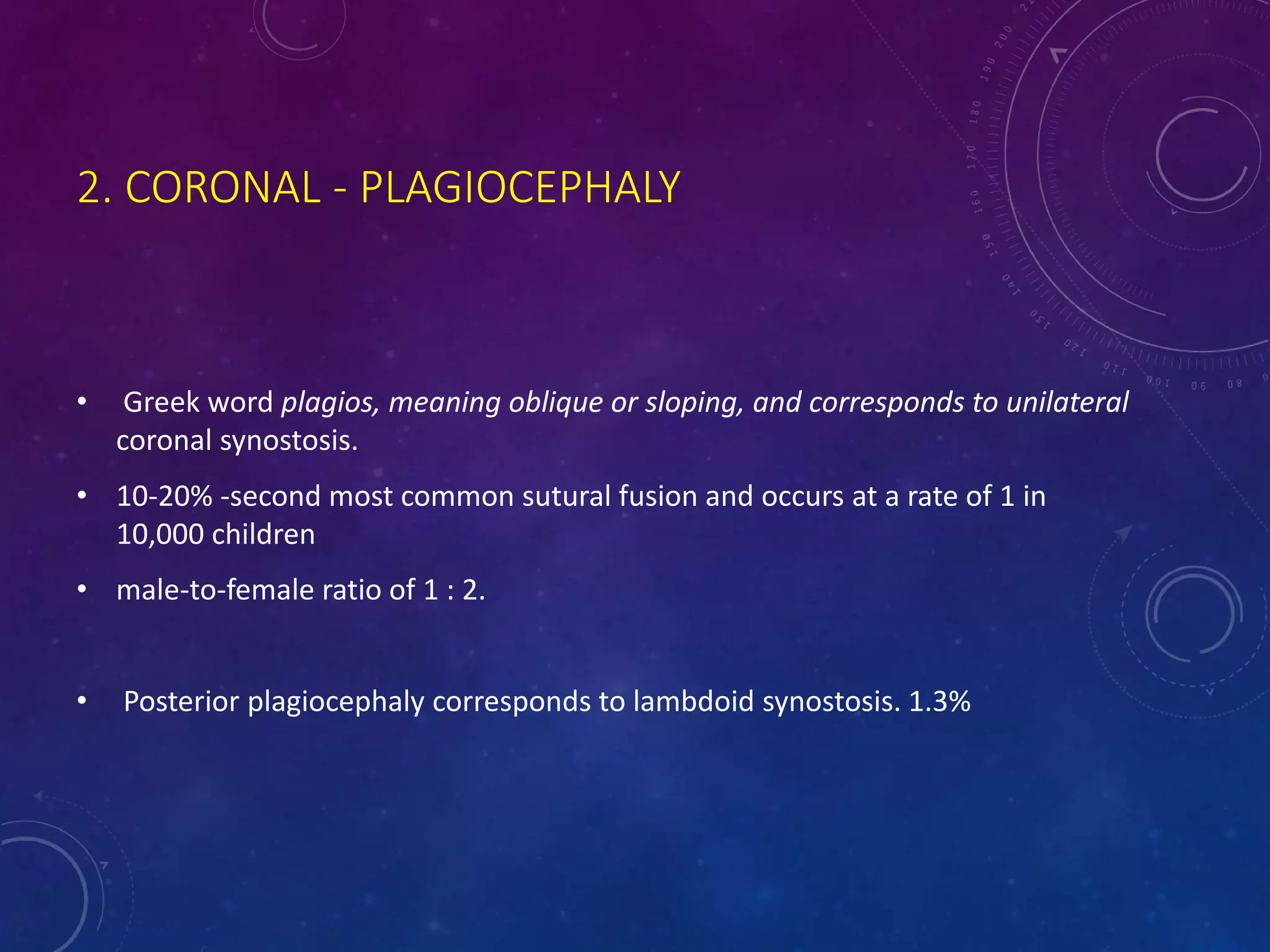 Craniosynostosis | PPTX