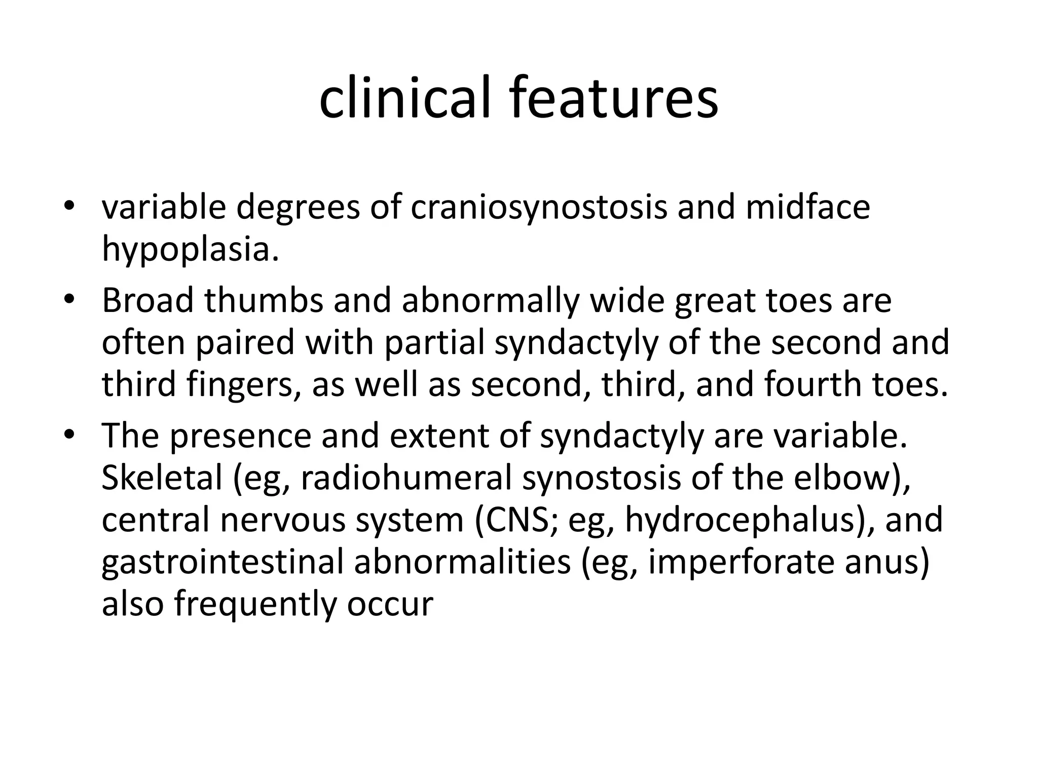 Craniosynostosis syndromes.pptx,,,,,,,,,,, | PPTX