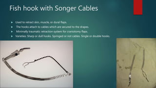 Operative instruments in Craniotomy | PPTX
