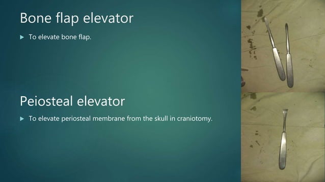 Operative instruments in Craniotomy | PPTX