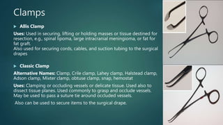 Operative instruments in Craniotomy | PPTX