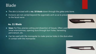 Operative instruments in Craniotomy | PPTX