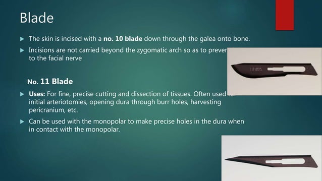 Operative instruments in Craniotomy | PPTX