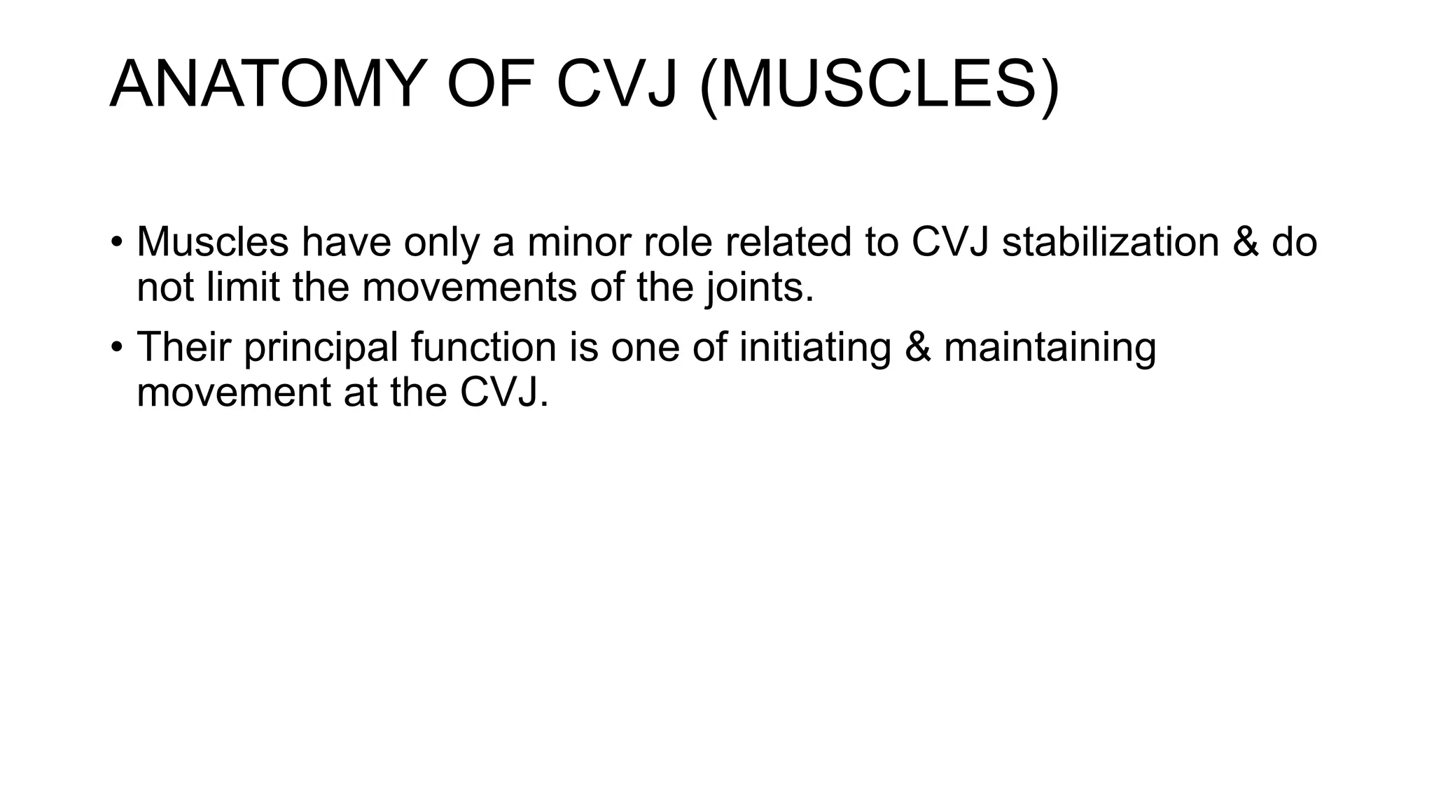 Craniovertebral JUNCTION ANOMALIES | PPTX