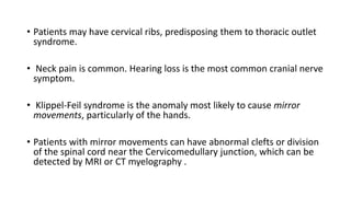Craniovertebral junction anomaly | PPTX