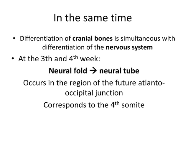 Craniovertebral junction cvj embryology | PPTX