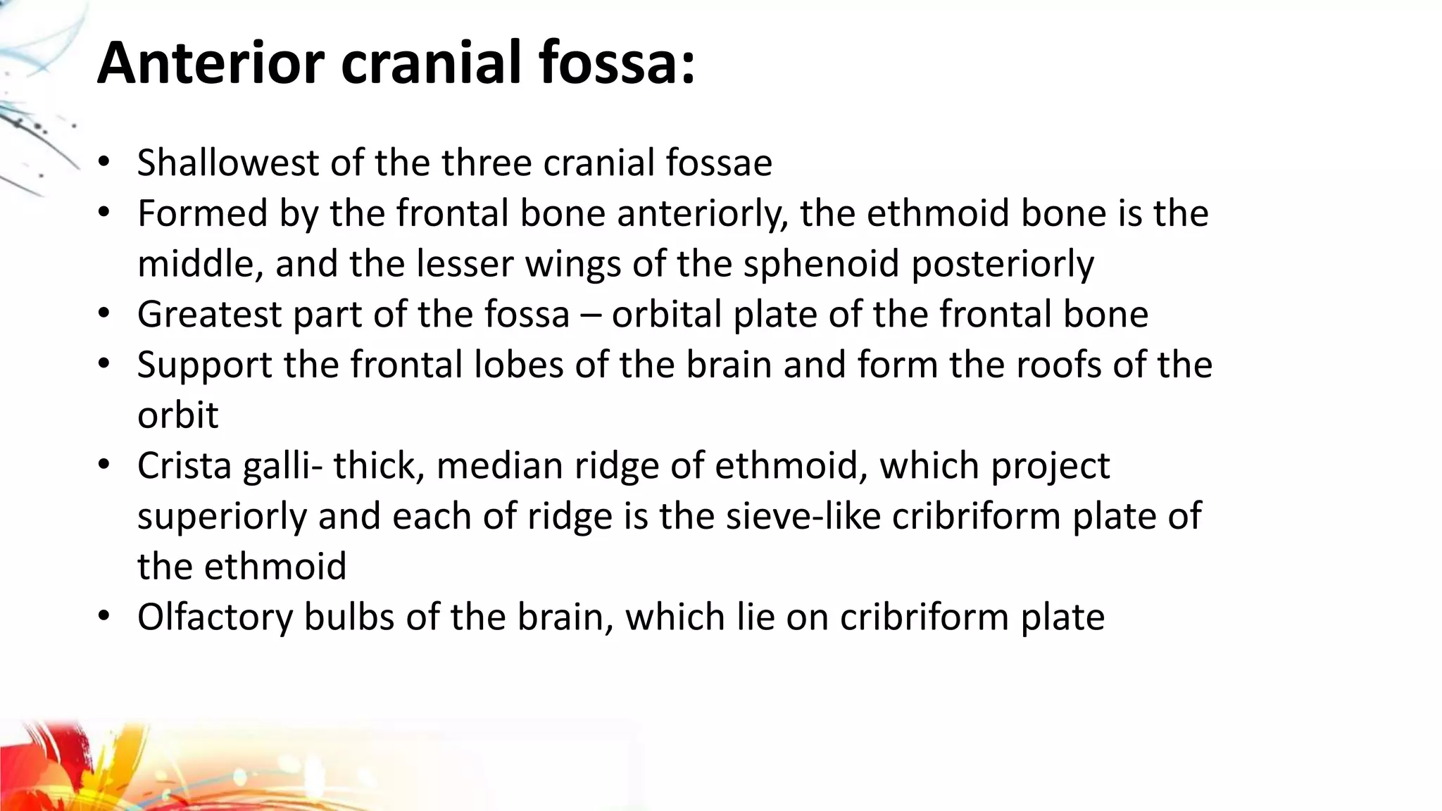 Cranium- anatomy of basi-cranium, dural venous sinus | PPTX
