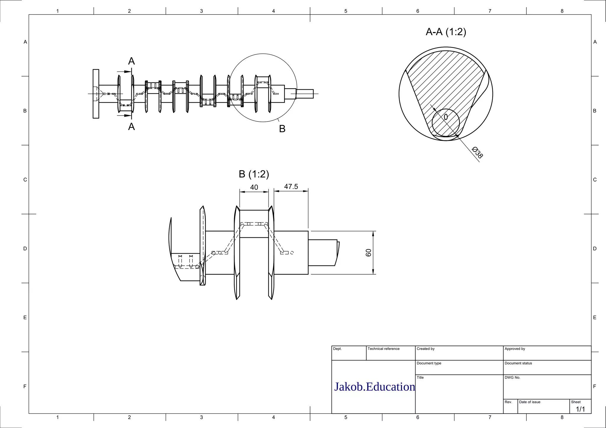 Crank version 2 drawing v2 | PDF